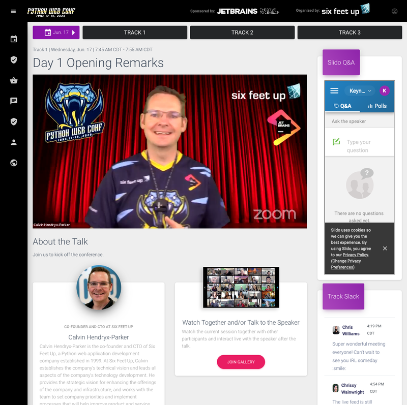 A Very Successful 2020 Python Web Conference